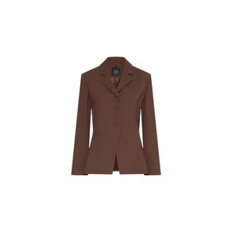 Marella Blazer mit Knopfleiste - - Jackets - Damen - Braun - S