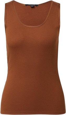 Comma Muskelshirt T-Shirt Top im Slim Fit aus Rippware