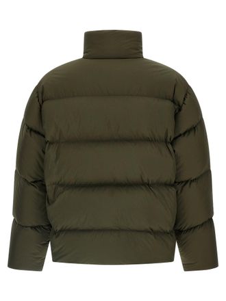 Saint Laurent Quilted Goose Feather-Padded Down Jacket - Olive