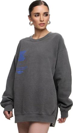 Worldclassca Sweatshirt Worldclassca Oversized Sweatshirt GOOD VIBES Print Langarm Pullover PRINT SOMETIMES YOU JUST NEED TO TEQUILA WITH YOUR FRIENDS