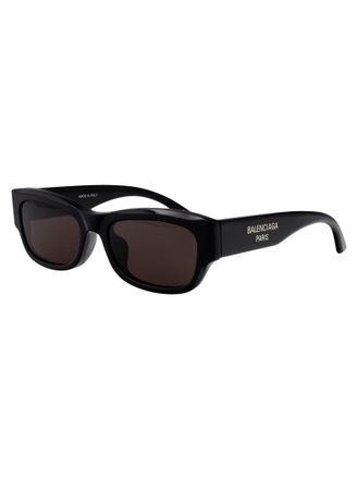 Balenciaga BB0390SK Sculpted Acetate Sunglasses - Black