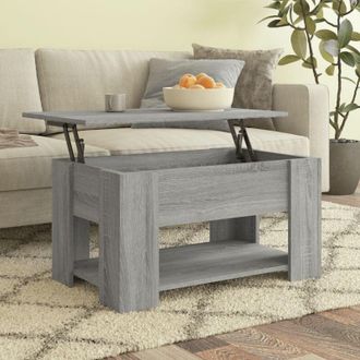 vidaXL Vidaxl - Table basse Sonoma gris 79x49x41 cm Bois ding&eacute;nierie