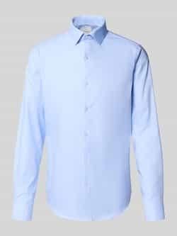 Calvin Klein Slim Fit Business-Hemd mit Kentkragen