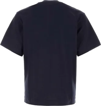 Ferragamo 3886300newnavy Exterior: Cotton T-Shirt T-shirts And Polos
