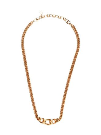 Dior collier à détail de chaîne (1990-2015)