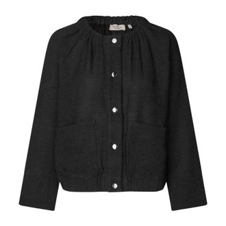 Masai Doritla Jersey Top - - Jackets - Damen - Schwarzk - L