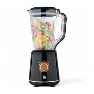 Bergner COPPERLY - Mixeur en plastique grande capacit&eacute; - 2 vitesses avec puissance dimpulsion de 800 W - Mixeur en verre de 1,8 litre - Lames en acier inoxyda