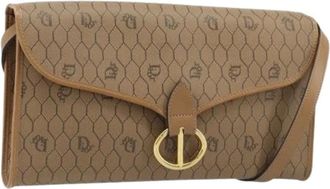 Dior Sac bandouli&egrave;re vintage en plastique doccasion - Femme - Pre-owned - Brun - Taille: ONE Size