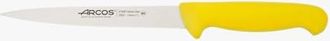 Arcos Fischmesser aus Nitrum Edelstahl 17 cm - Ergonomischer Griff aus Polypropylen, Ideal f&uuml;r Zubereitung und Verarbeitung von Fisch - Gelb, Serie 2900