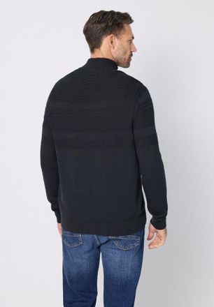 Street One Men Cardigan aus reiner Baumwolle