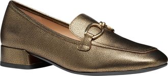 Geox Damen D DHYALMA Loafer, Brown, 38.5 EU