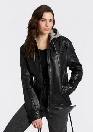 Mauritius Lederjacke MMBarlo mit abnehmbarer Kapuze