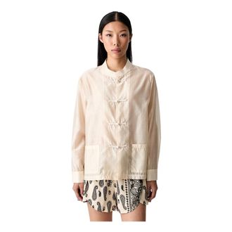 Vicolo Chemisier - Femme - Blouses et Chemises - Beige - Taille: 40 FR