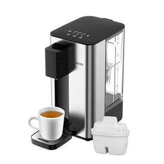 Philips Water Station, Hei&szlig;wasserspender, gefiltertes Wasser hei&szlig; und nat&uuml;rliche Temperatur, 2,2 l Fassungsverm&ouml;gen, 3 Temperatur-/Mengenvoreinstellungen, koc