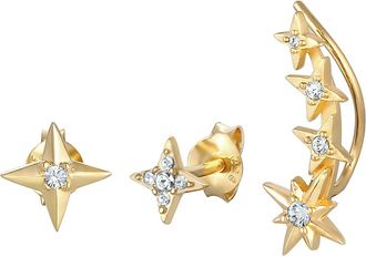 Elli Ohrringe Astro, Ear Climber, Sterne