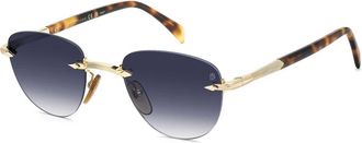 Eyewear by David Beckham Homme, Accessoires, Jaune, Taille: 51 MM Lunettes de soleil