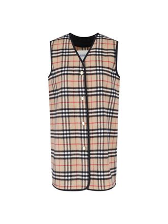 Burberry Wool And Cashmere Padding Check