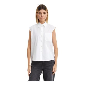 Helmut Lang &Auml;rmelloses Apex Tail Shirt - - Blouses & Shirts - Damen - Wei&szlig; - XS