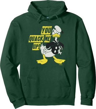 Disney Donald Duck You Quack Me Up Vintage Classics Pullover Hoodie