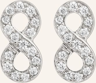 Cada Cada Ohrstecker Tiny Infinity silber