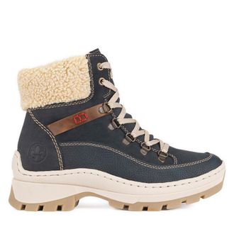 Rieker Schn&uuml;rschuhe Rieker X9338-14 Blau