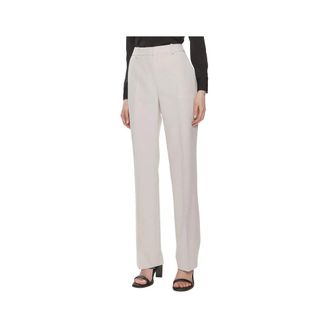 Calvin Klein Essential Slim Straight Hose - - Trousers - Damen - Grau - L