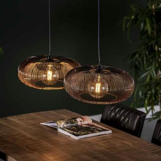 Pier Import Pier Import - Suspension contemporaine 2 lampes style disques ralf