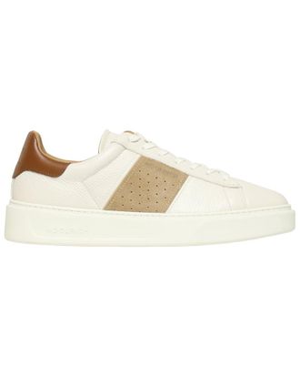 Woolrich Classic Court Sneakers aus Kalbsleder mit Veloursleder-Details in