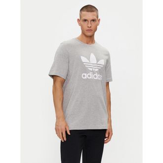 adidas T-Shirt Adicolor Classics Trefoil T-Shirt IA4817 Grau Regular Fit