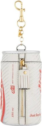 Anya Hindmarch Porte-cl&eacute;s cylindrique - Femme - Accessoires - Blanc - Taille: ONE Size