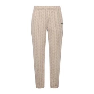 Lacoste Homme, Pantalons, Beige, Taille: 2XL Paris Monogram Jacquard Pantalons de surv&ecirc;tement