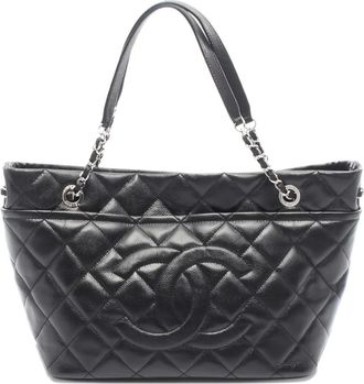 Chanel sac à main Matelasse Chain (2012-2013) - Noir