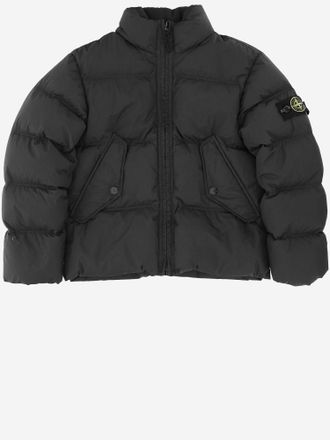 Stone Island Boys Down Jacket Nylon Black