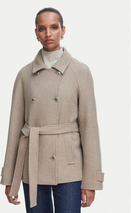 Rinascimento Rinascimento Wollmantel CFC0131098003 Beige Regular Fit