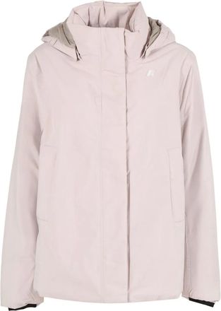 K-Way Wasserdichte Marlette Soft Touch Jacke - Rosa