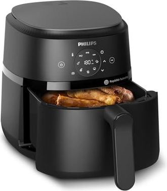 Philips Airfryer série 2000 4.2L - 1500W, Technologie RapidAir, Écran tactile digital, 13 options de cuisson, 9 fonctions préréglées, Jusquà 90% de matières g