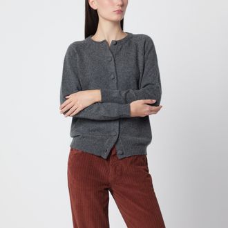 Alexandra Golovanoff Maxi Mila Grey 21 Cardigan aus Kaschmir