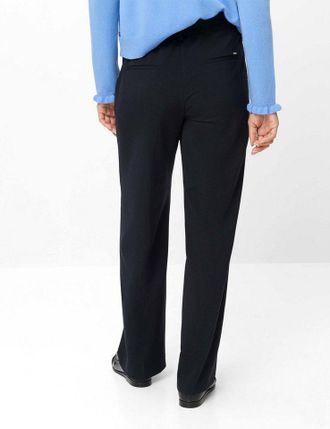 Brax Jogginghose Style MAINE Fluid Wool: Palazzohose im Wide Leg