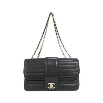 Chanel Pre-owned Lambskin Schultertasche - - Pre-owned - Damen - Schwarzk - ONE SIZE