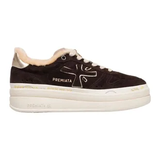 Premiata Femme, Chaussures, Brun, Taille: 38 EU Baskets Mode Marron Femme
