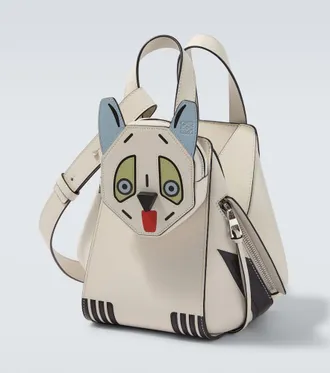 Loewe X Louis Wain Henkeltasche Hammock aus Leder