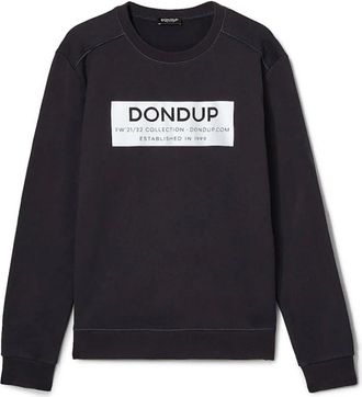 Dondup Homme, Sweatshirts et sweats &agrave; capuche, Noir, Taille: L Felpa