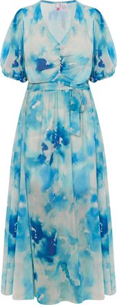 Izia Kleid Damen Blau Mehrfarbig