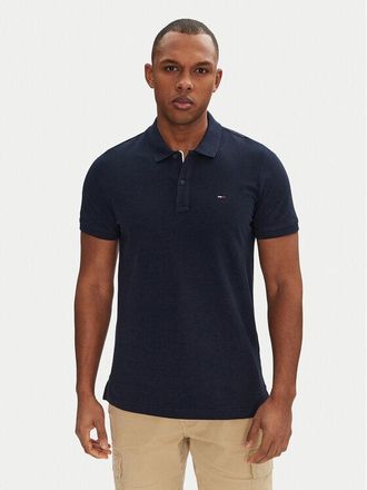 Tommy Jeans Poloshirt DM0DM20676 Dunkelblau Slim Fit