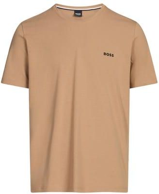 HUGO BOSS T-shirt col rond en coton mélangé