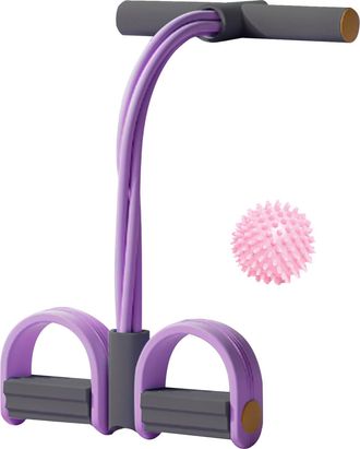 Generico Widerstandsband f&uuml;r Pedal, Fitnessband mit 4 R&ouml;hren, elastischer Yoga-Trainer, Dehnungs&uuml;bungen, tragbare Spannung f&uuml;r das Einstiegsger&auml;t