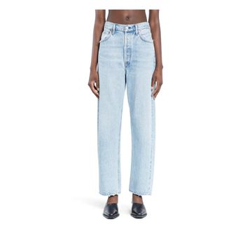 A Gold E Vintage Denim Jeans mit Distressed Details - - Jeans - Damen - Blau - W23