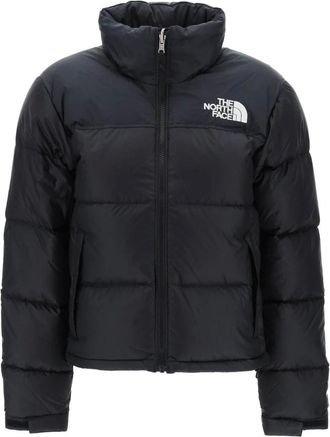 The North Face Ripstop Nylon Nuptse Cropped Down Jacket - Femme - Vestes - Noir - Taille: 36 FR
