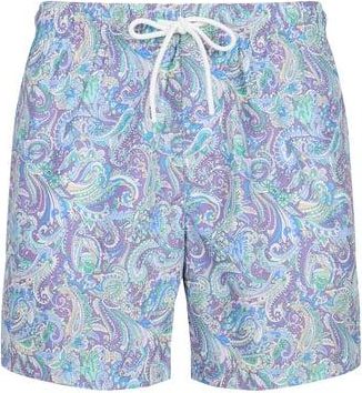 Eton Short de bain &agrave; motif cachemire