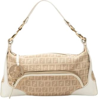 Fendi Pre-owned Sac Chef - Femme - Pre-owned - Beige - Taille: ONE Size